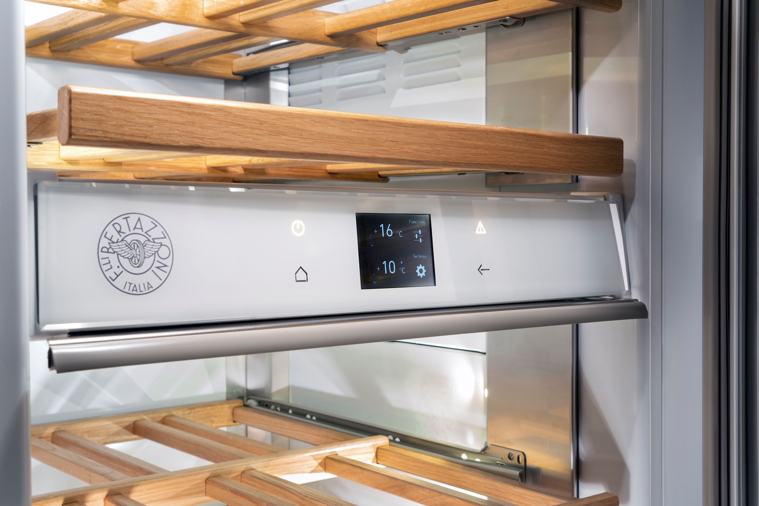 ADEGA BERTAZZONI WC605BLP2T DE EMBUTIR FLUSH PARA REVESTIR 80 GARRAFAS ...